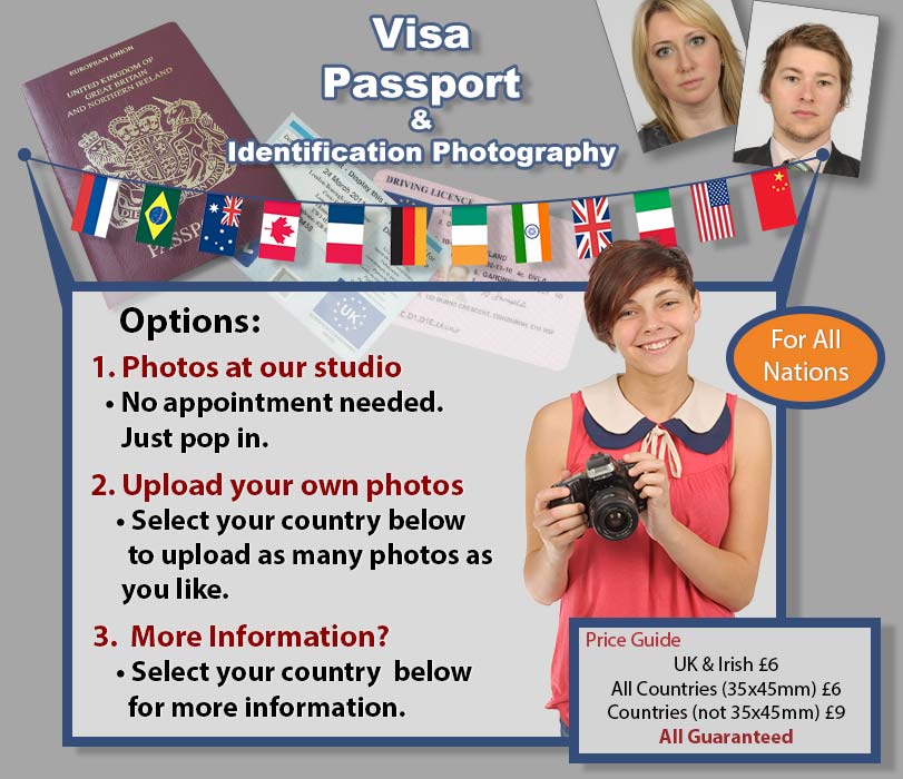 Passport Photos & Visa Photos - Manchester & Stockport
